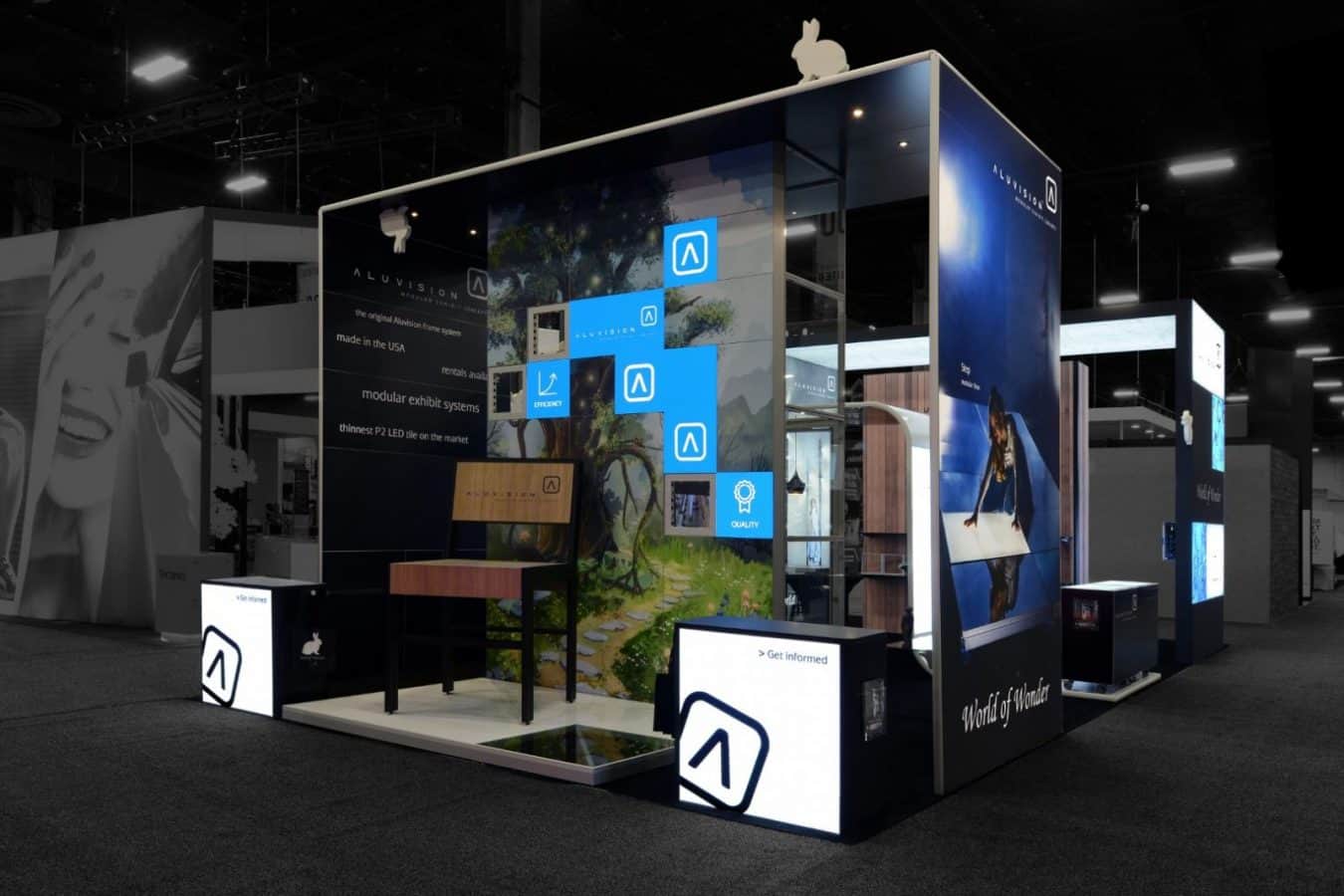 Aluvision Hi-LED 55 - Creative Screen Hire - Next Generation LED Panel